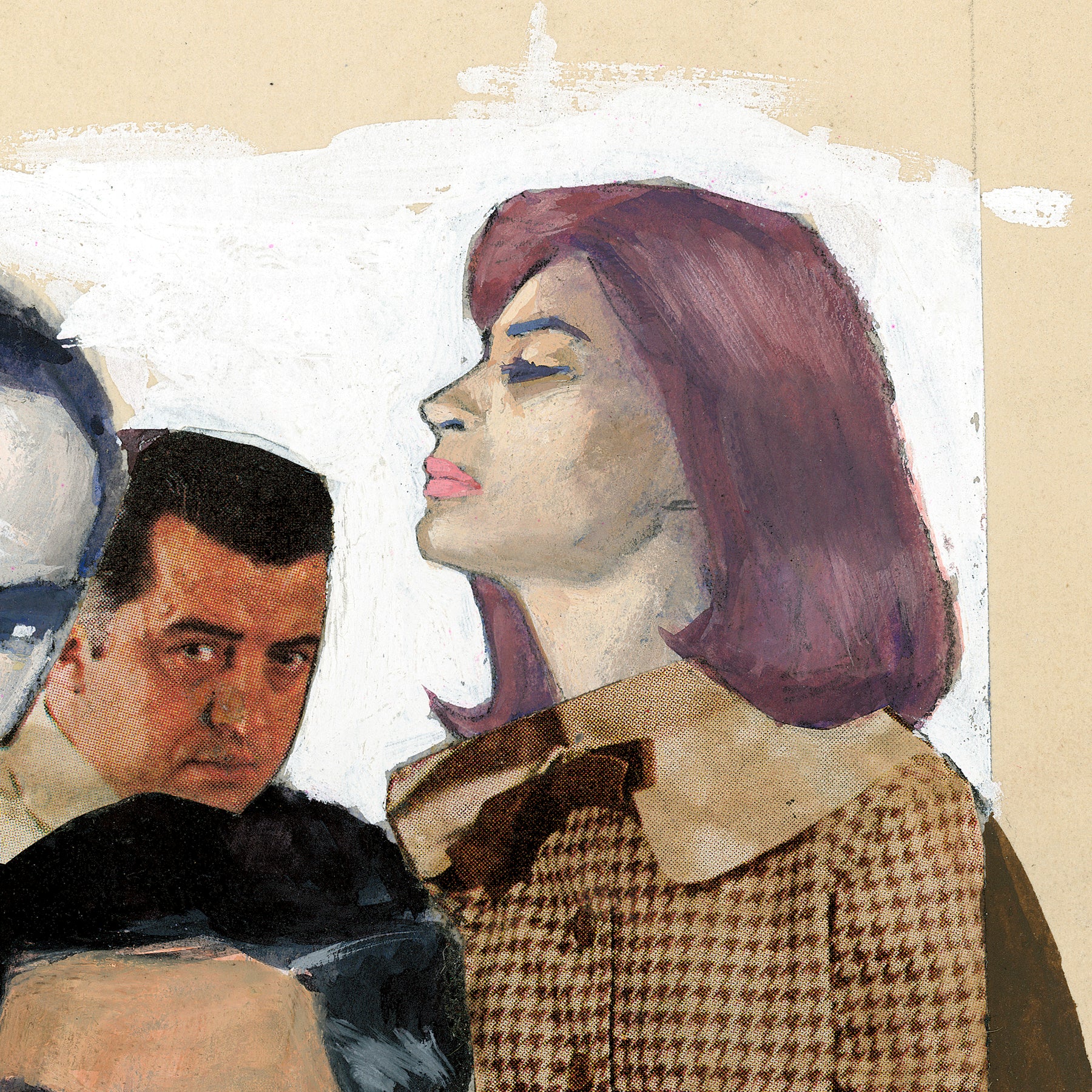 The Case Of The Half-Wakened Wife - Gianluigi Coppola, Giclée Print – Lever Gallery