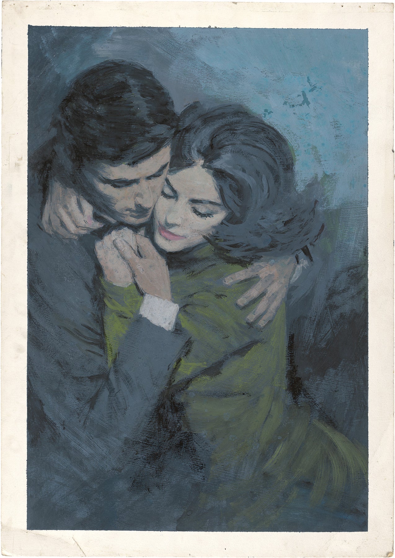 Tight Embrace - Harry Zelinski, Giclée Print – Lever Gallery